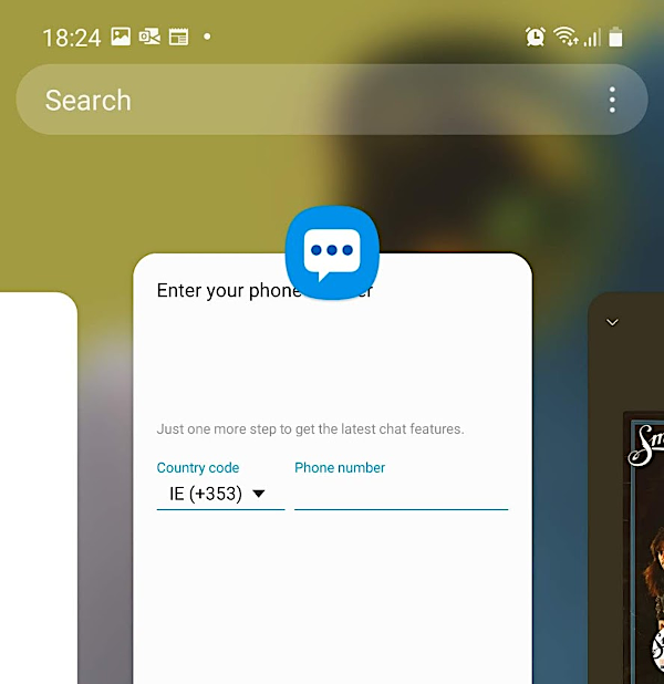 Frequent "enter your phone number" pop-up on Samsu... - 48 Community